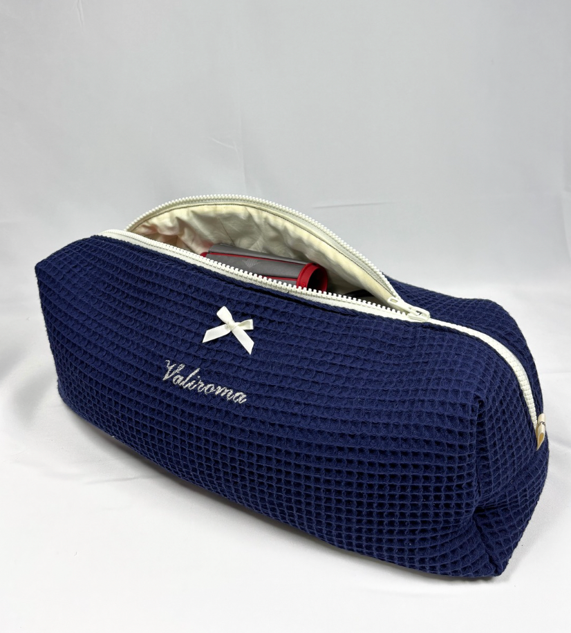 Navy | Personalised Hair Tool Bag Handmade in the UK – Valiroma – valiroma